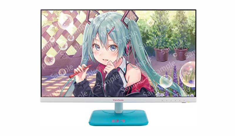 ViewSonic To Release Hatsune Miku Collab Monitor - twenty8two