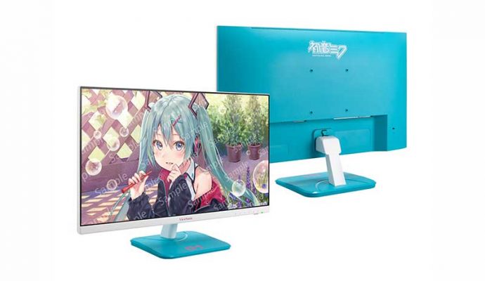 ViewSonic To Release Hatsune Miku Collab Monitor - twenty8two